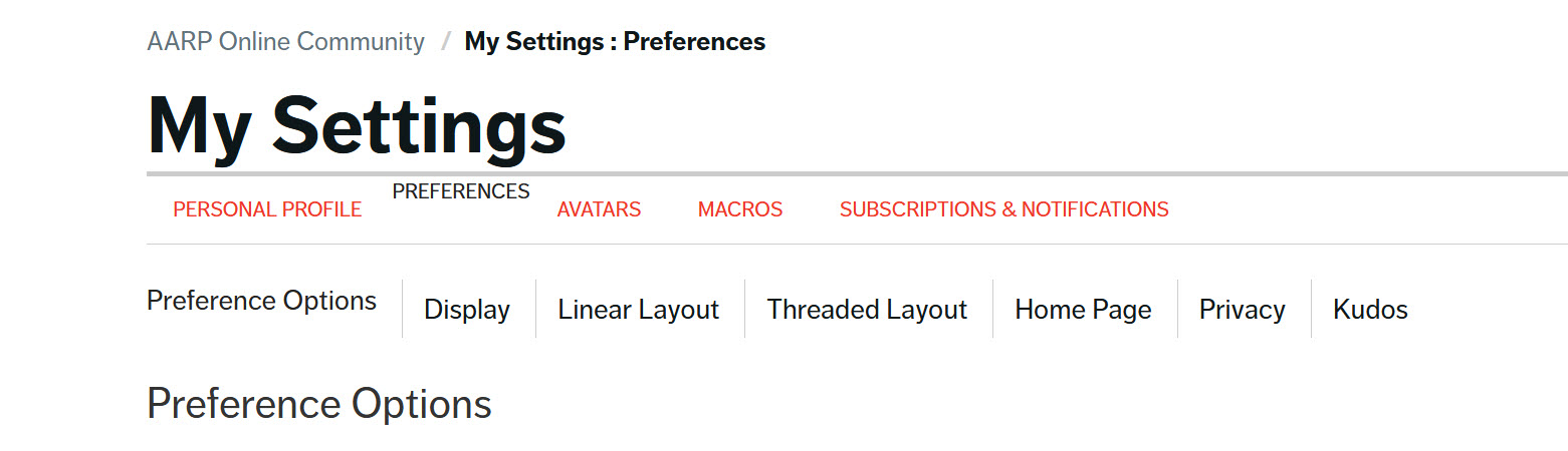 AARP Online Community and Discussion Forums - How to opt out of AARP ...