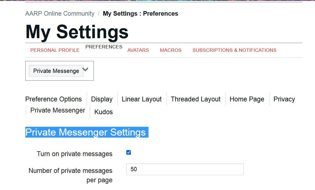 AARP Online Community and Discussion Forums - How to opt out of AARP ...