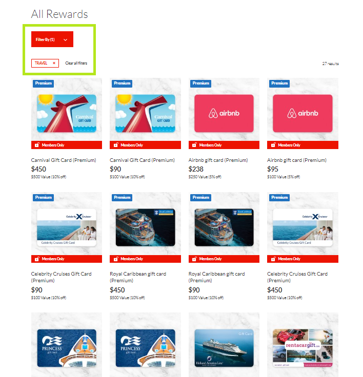 Carnival gift cards - Page 8 - AARP Online Community