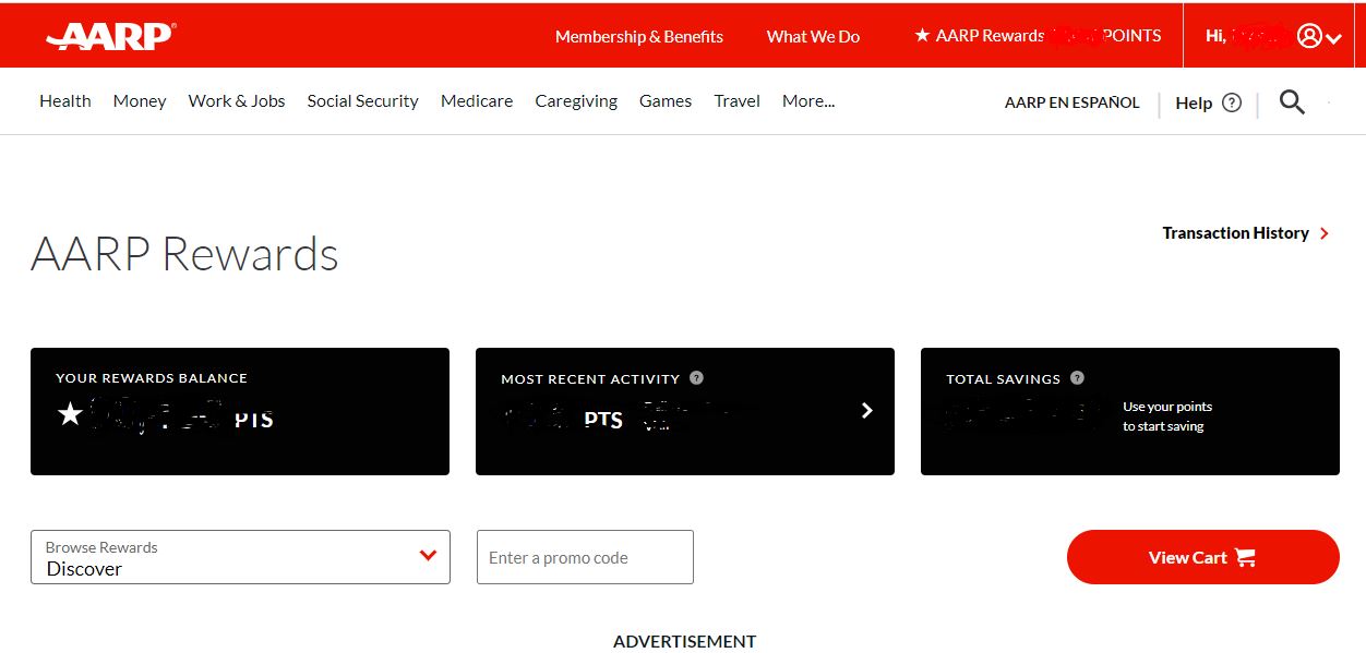 Re: REWARDS EMAIL PROMO CODE - Page 12 - AARP Online Community