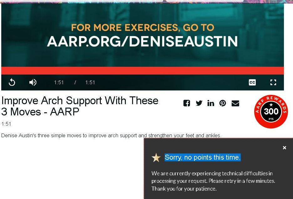 AARP Online Community and Discussion Forums - The status of the AARP ...