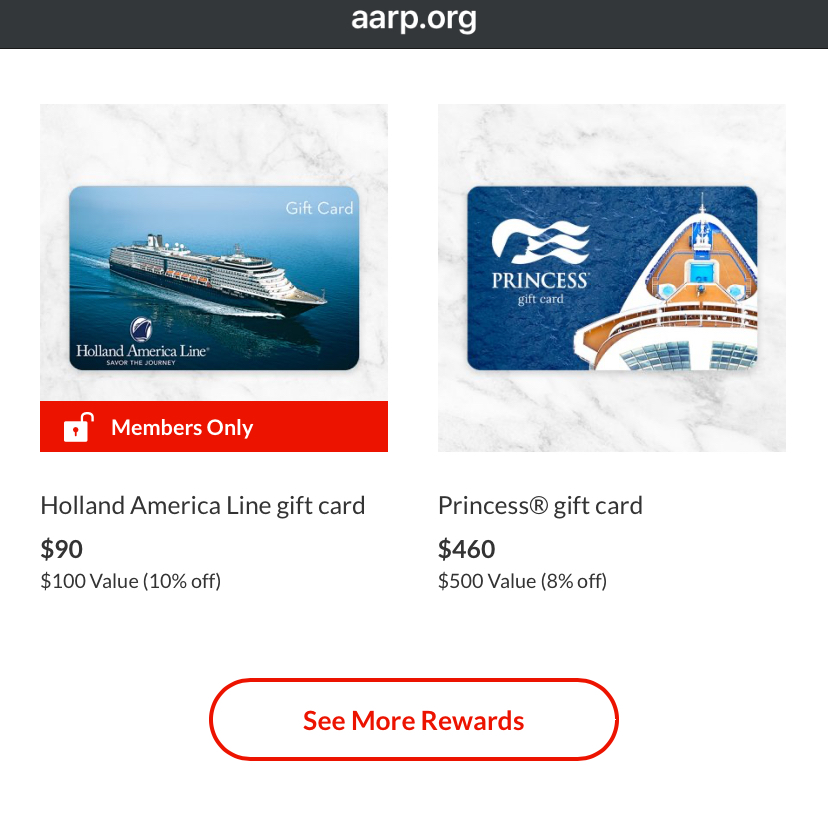 AARP Online Community and Discussion Forums - Princess Cruise Gift ...