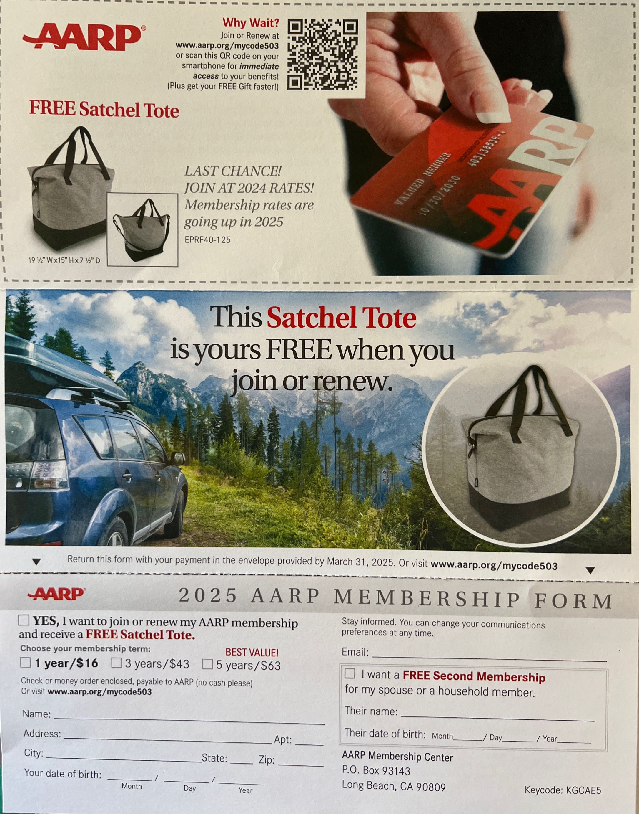 AARP Online Community and Discussion Forums - (Very) Early Renewal ...