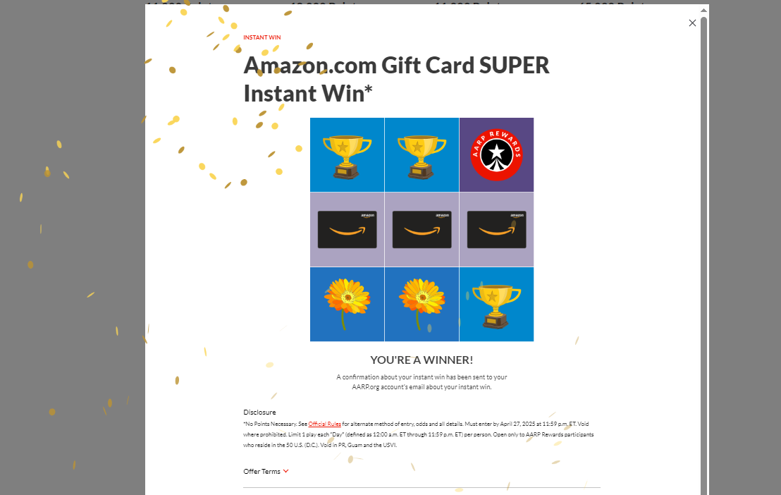 AARP Online Community and Discussion Forums - Re: Amazon.com Gift Card ...